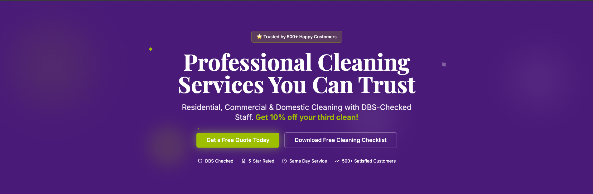 NIER Services - Professional Cleaning Services | DBS-Checked Staff